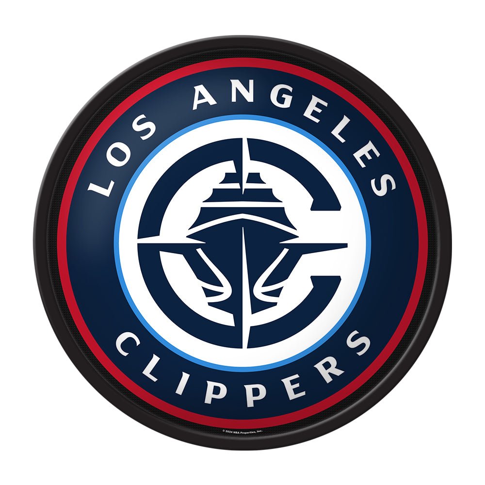 Los Angeles Clippers: Modern Disc Wall Sign - The Fan-Brand