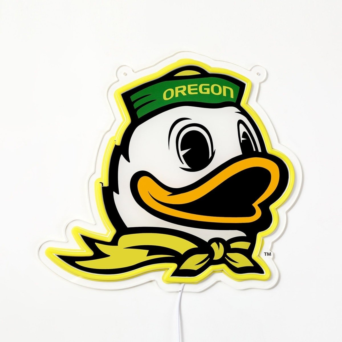 Oregon Duck: Mascot - Die-Cut LED Neon Sign - The Fan-Brand