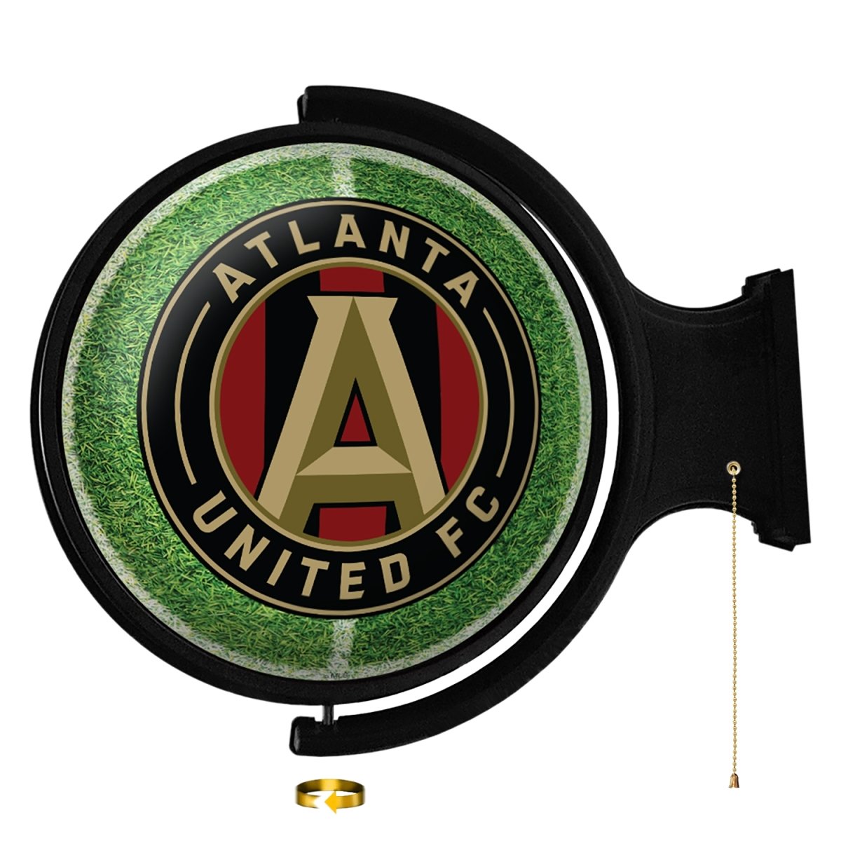 Atlanta United: Pitch - Original Round Rotating Lighted Wall Sign - The ...