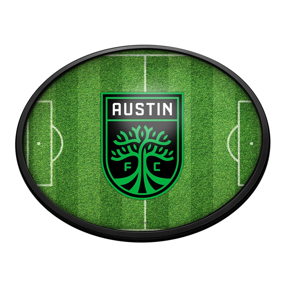 Austin F.C.: Pitch - Oval Slimline Lighted Wall Sign - The Fan-Brand