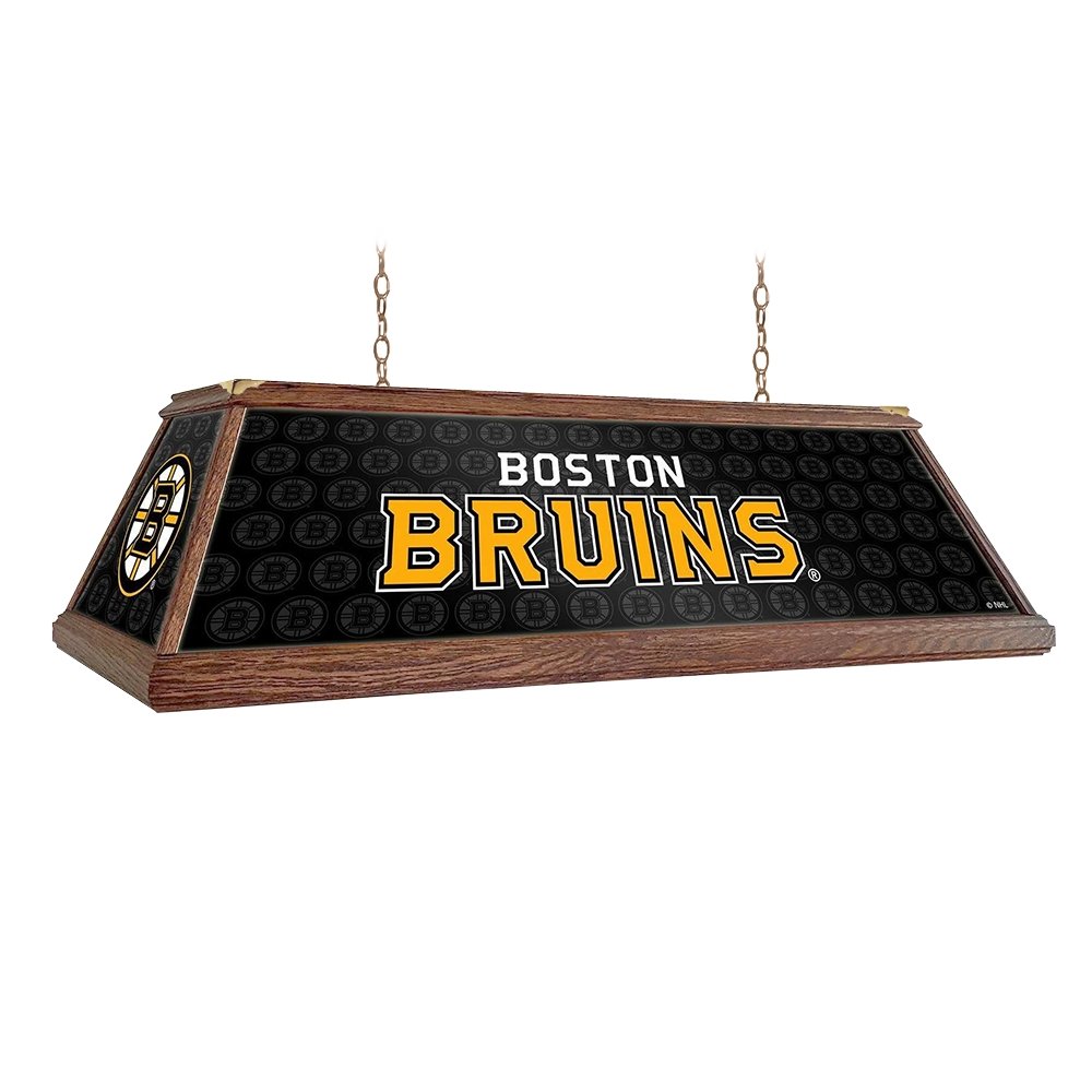 Boston Bruins: Premium Wood Pool Table Light - The Fan-Brand