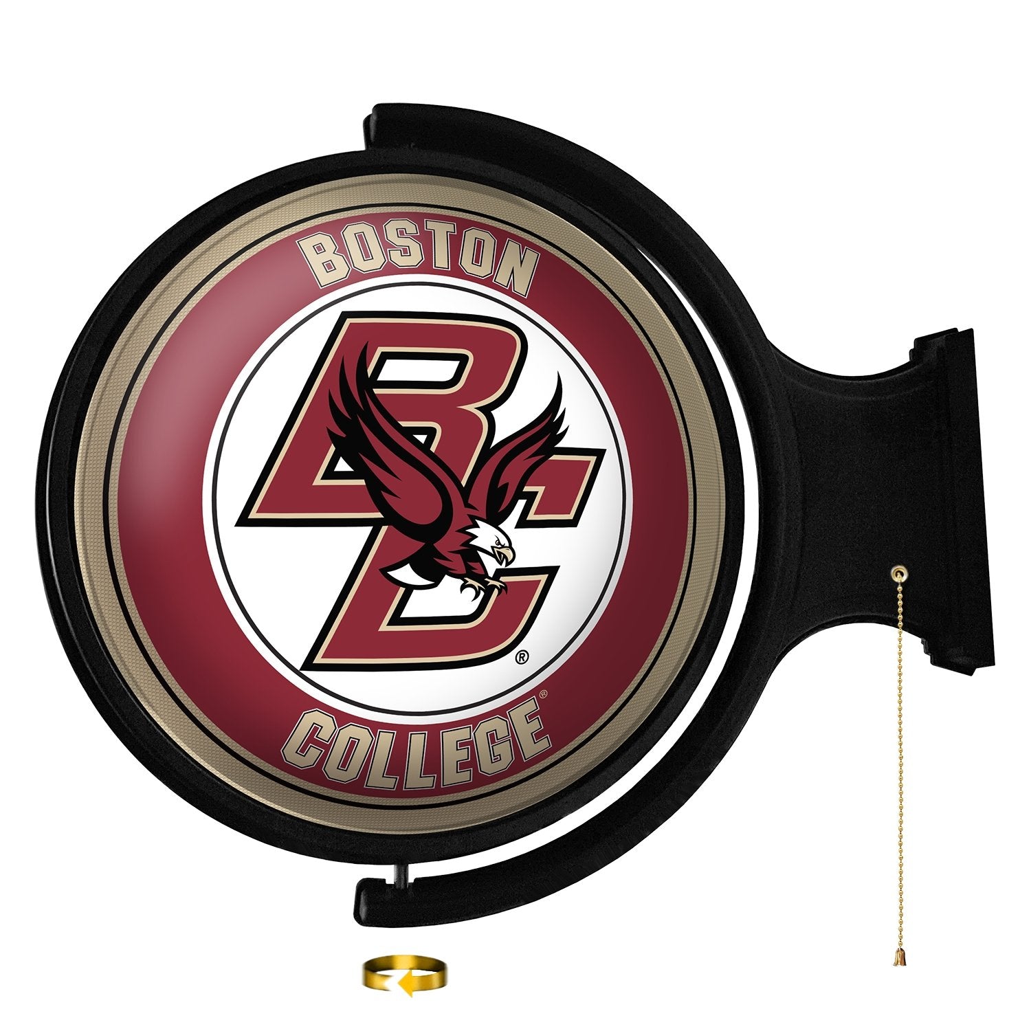 Boston College Eagles: Original Round Rotating Lighted Wall Sign - The ...
