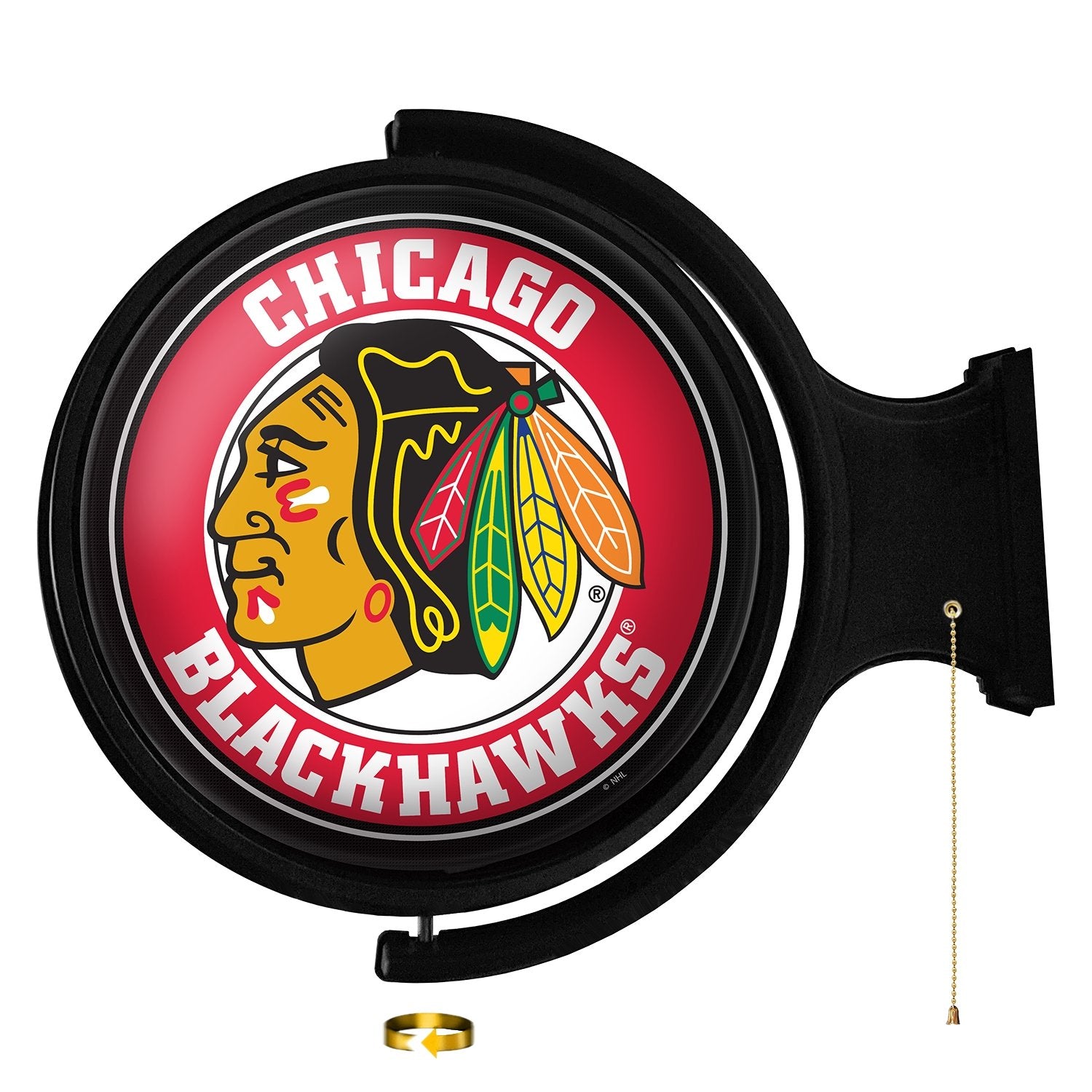 Chicago Blackhawks: Modern Disc Wall Sign - The Fan-Brand