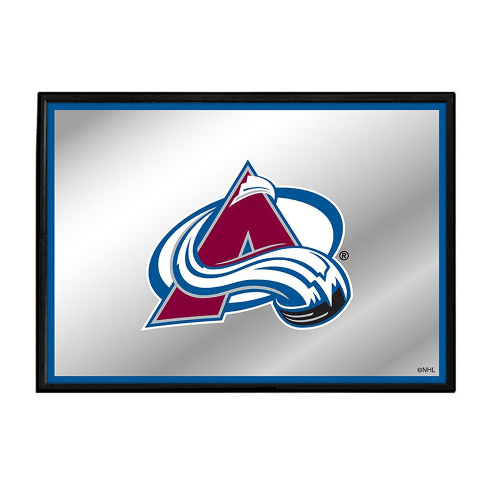 Colorado Avalanche: Framed Mirrored Wall Sign - The Fan-Brand