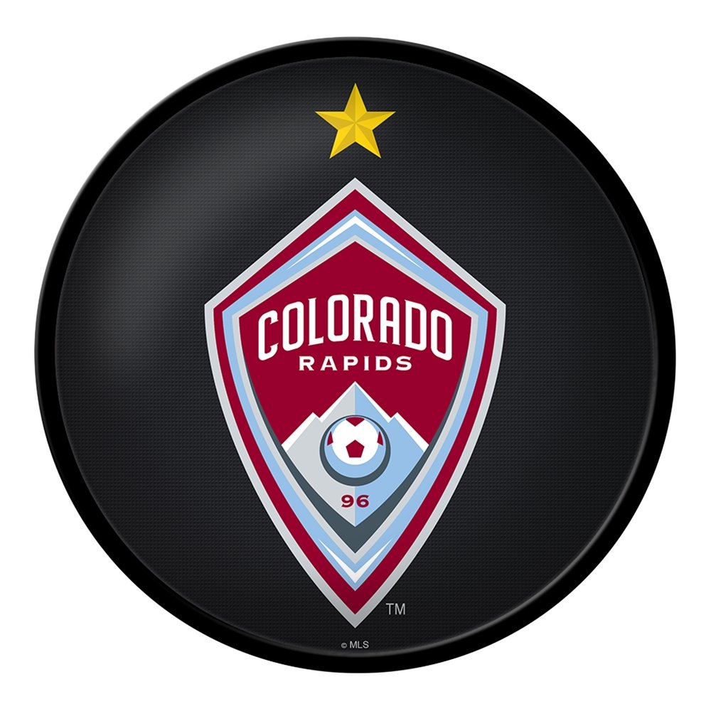 Colorado Rapids: Modern Disc Wall Sign - The Fan-Brand