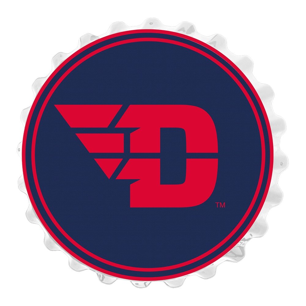 Dayton Flyers: Flying D - Bottle Cap Wall Sign - The Fan-Brand