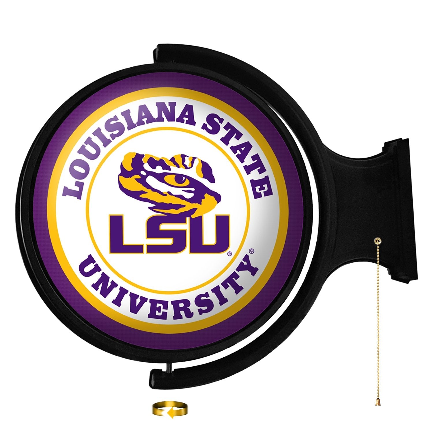 LSU Tigers: Retro Lighted Wall Clock - The Fan-Brand