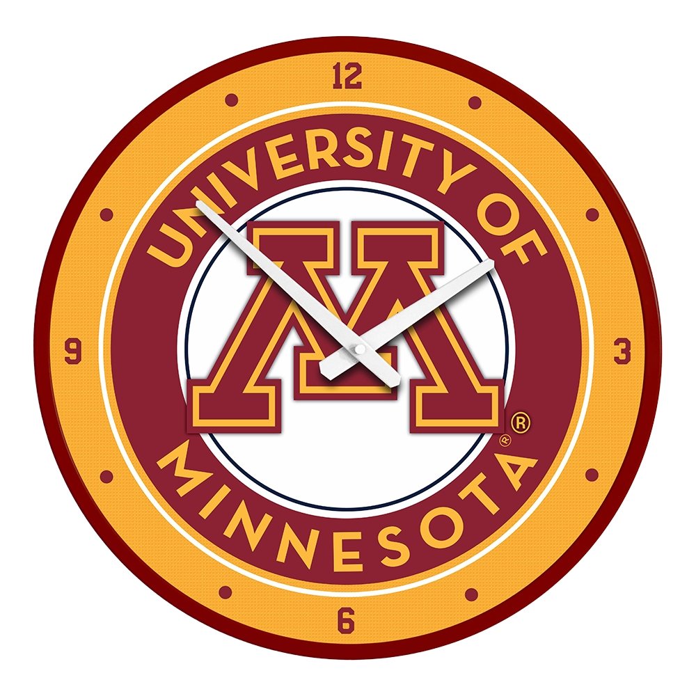 Minnesota Golden Gophers: Modern Disc Wall Clock - The Fan-Brand