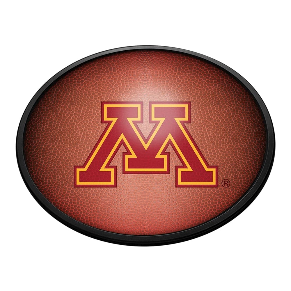 Minnesota Golden Gophers: Pigskin - Oval Slimline Lighted Wall Sign ...