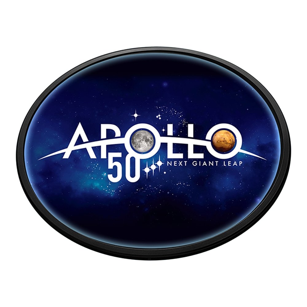 NASA: Apollo 50th Anniversary - Oval Slimline Lighted Wall Sign - The ...