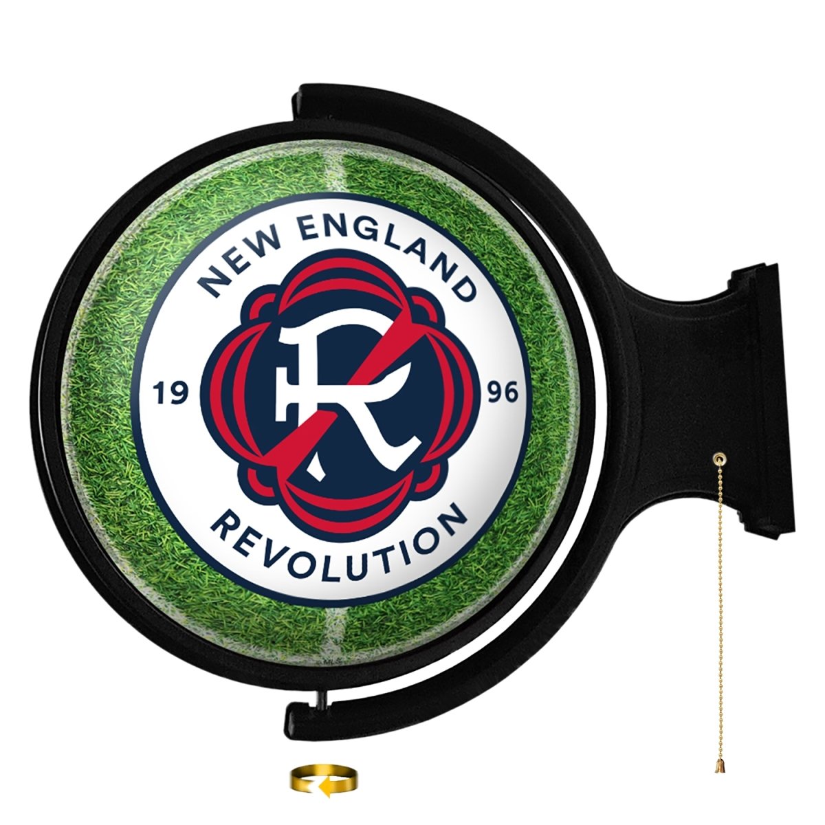 New England Revolution: Pitch - Original Round Rotating Lighted Wall ...