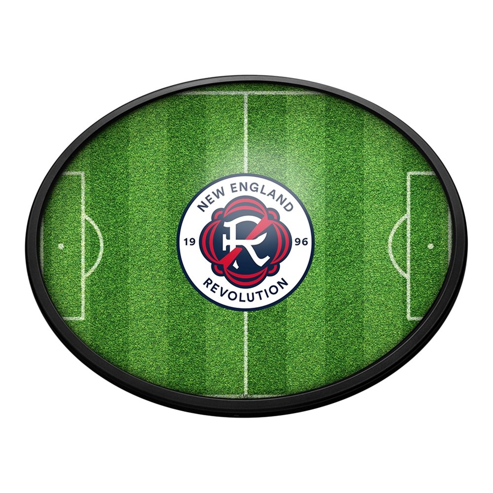 New England Revolution: Pitch - Oval Slimline Lighted Wall Sign - The ...