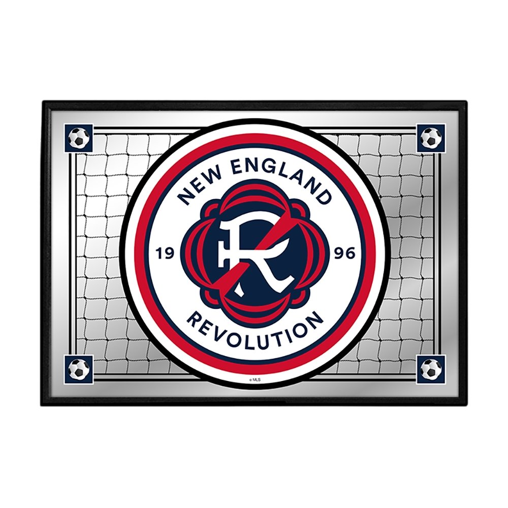 New England Revolution: Team Spirit - Framed Mirrored Wall Sign - The ...