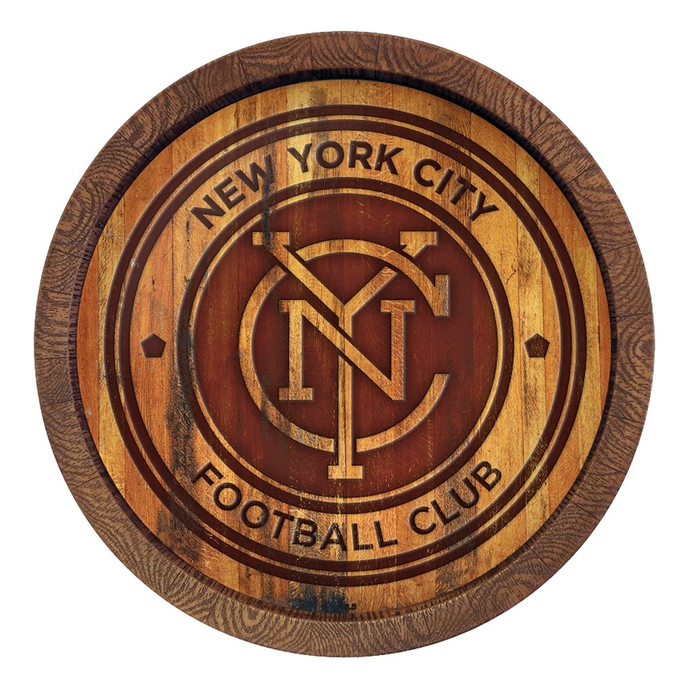 New York City FC: Branded "Faux" Barrel Top Sign - The Fan-Brand
