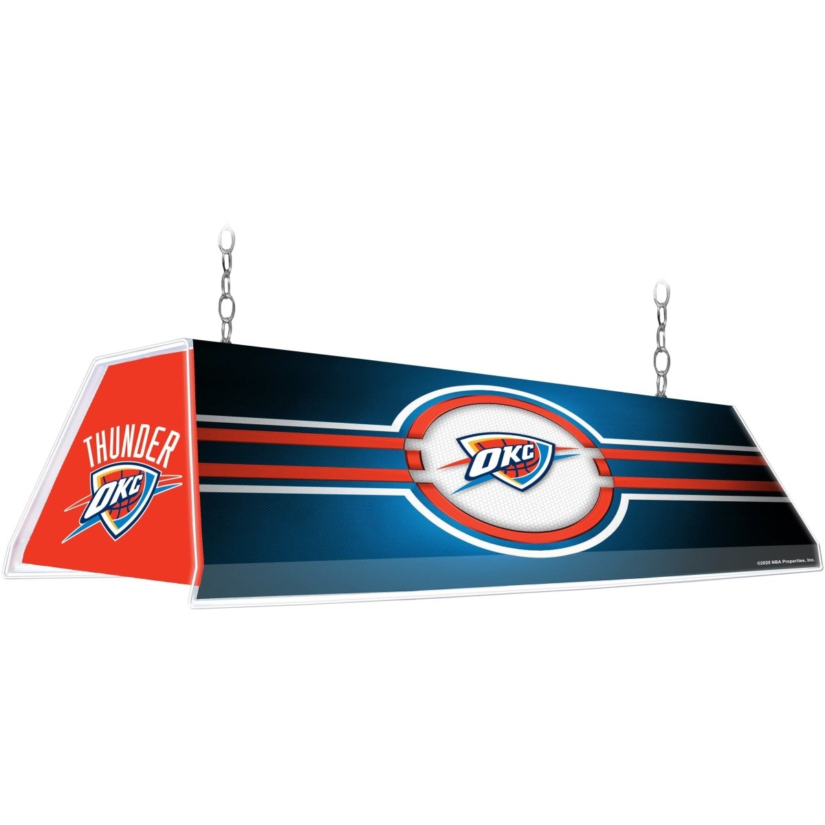 Oklahoma City Thunder: Edge Glow Pool Table Light - The Fan-Brand