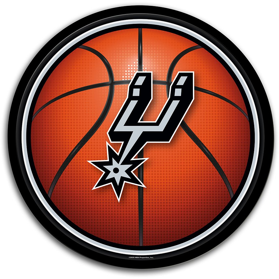 San Antonio Spurs: Basketball - Modern Disc Wall Sign - The Fan-Brand