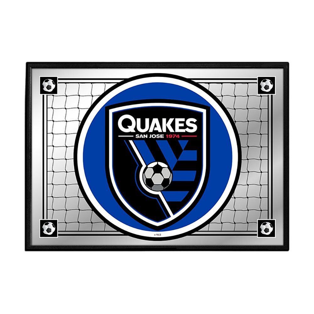 San Jose Earthquakes: Team Spirit - Framed Mirrored Wall Sign - The Fan ...
