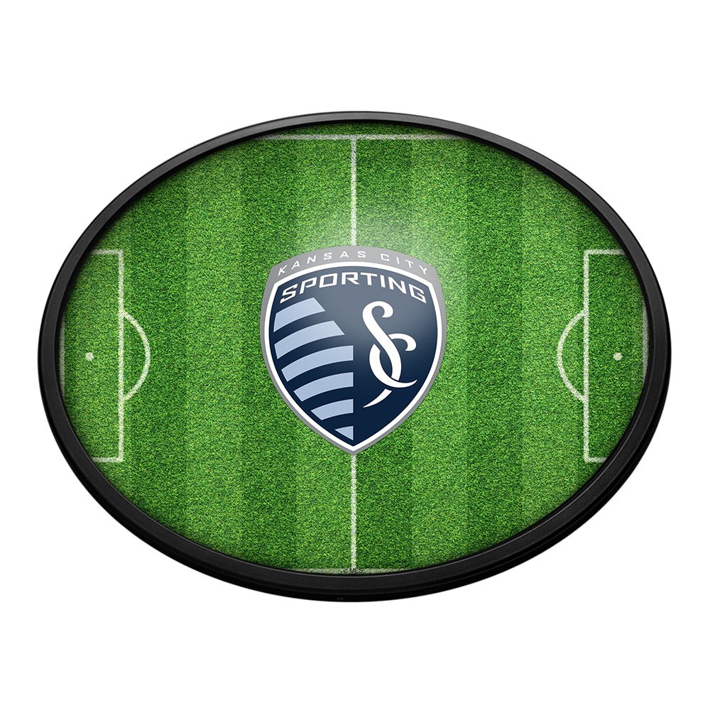 Sporting Kansas City: Pitch - Oval Slimline Lighted Wall Sign - The Fan ...