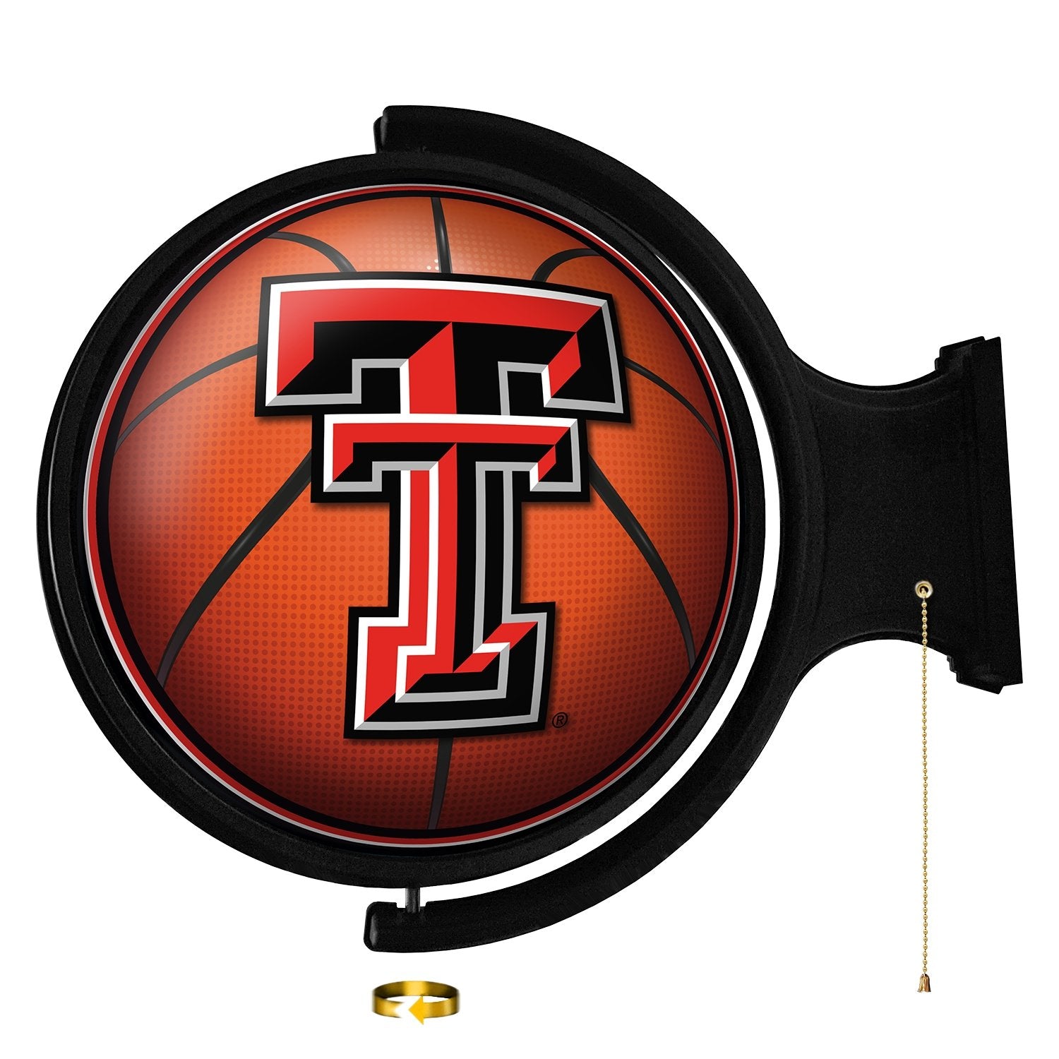 Texas Tech Red Raiders: Basketball - Original Round Rotating Lighted ...