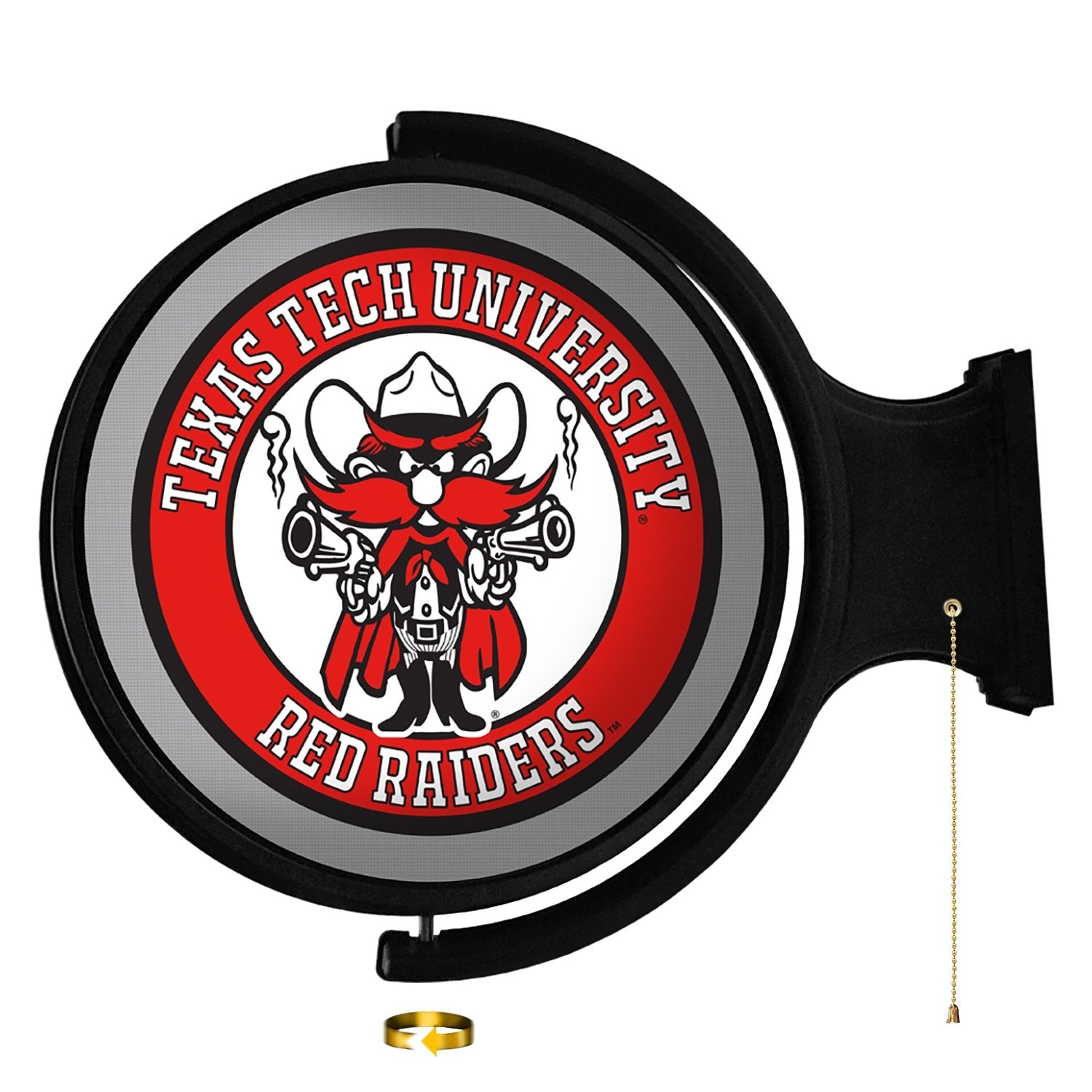 Texas Tech Red Raiders: Raider Red - Original Round Rotating Lighted ...
