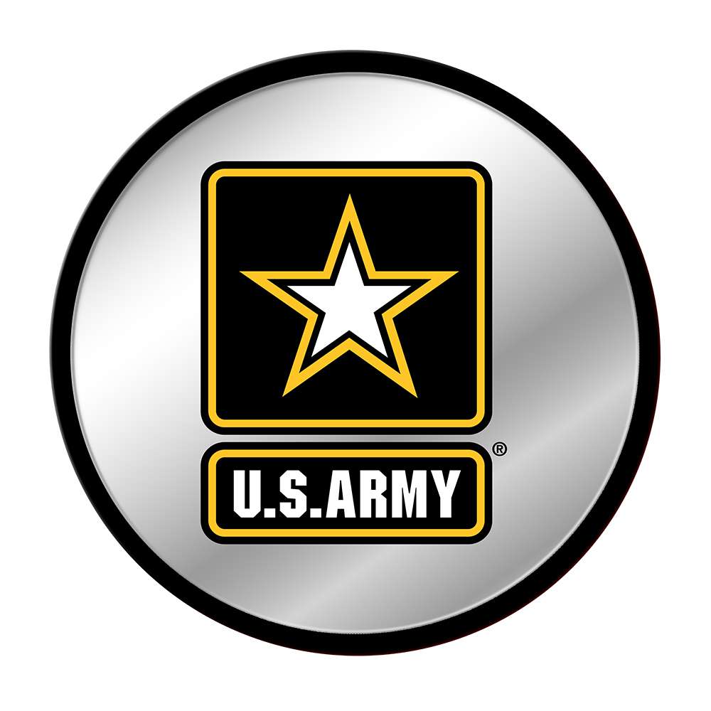US Army Army: Modern Disc Mirrored Wall Sign - The Fan-Brand