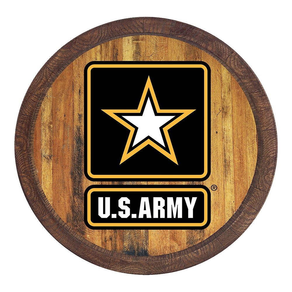 US Army: "Faux" Barrel Top Sign - The Fan-Brand