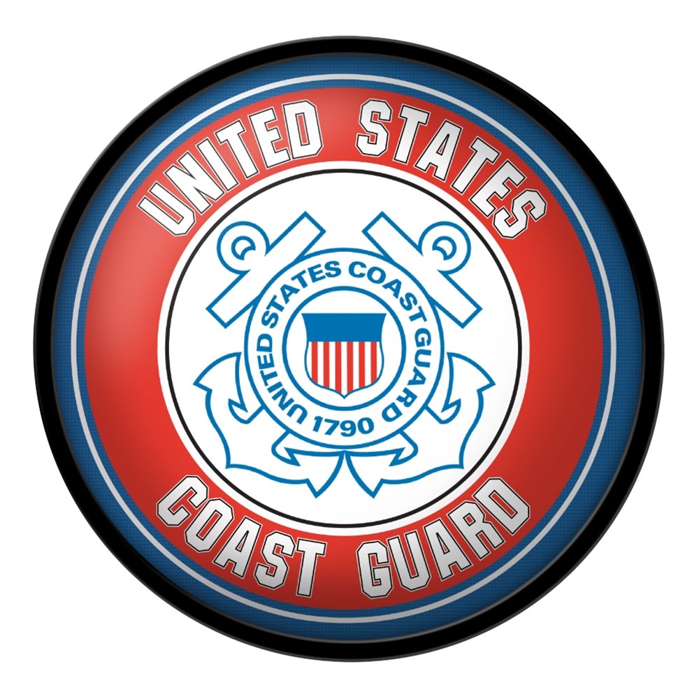 US Coast Guard: Modern Disc Wall Sign - The Fan-Brand
