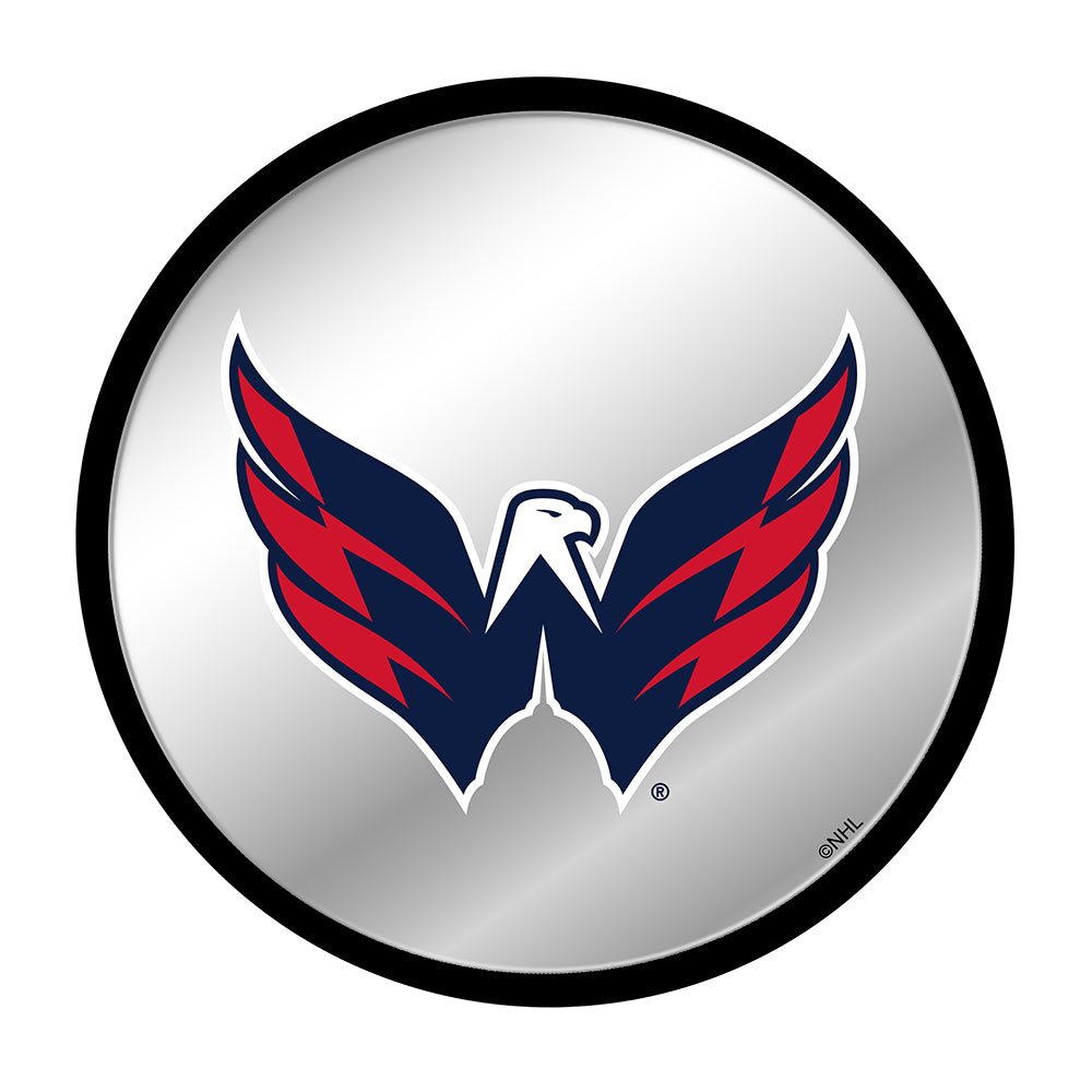 Washington Capitals: Modern Disc Mirrored Wall Sign - The Fan-Brand